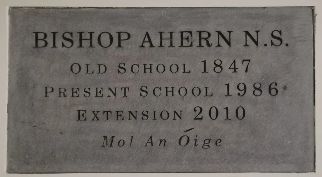 School History - Bishop Ahern National School
